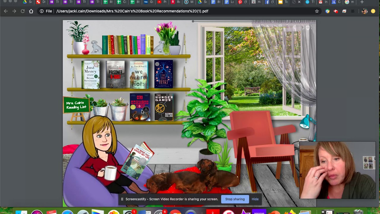 Digital Bookshelf with Mrs. Cain - YouTube