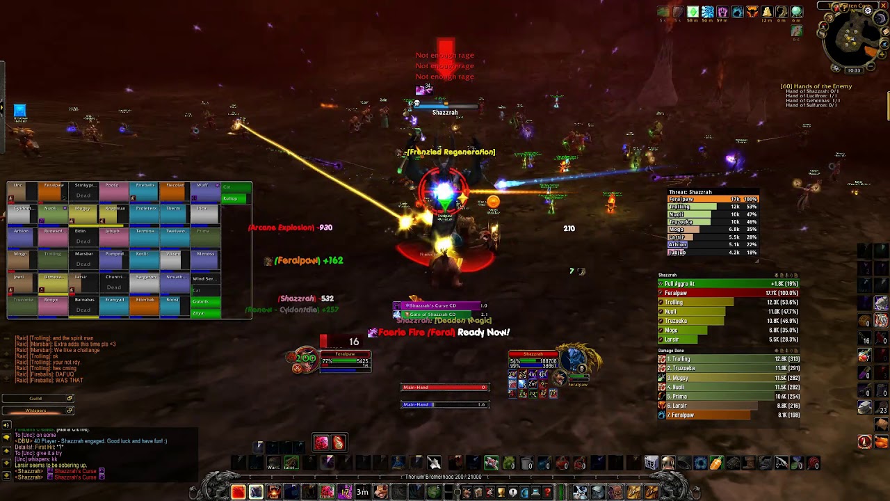 World Of Warcraft Classic - Molten Core - Shazzrah - YouTube