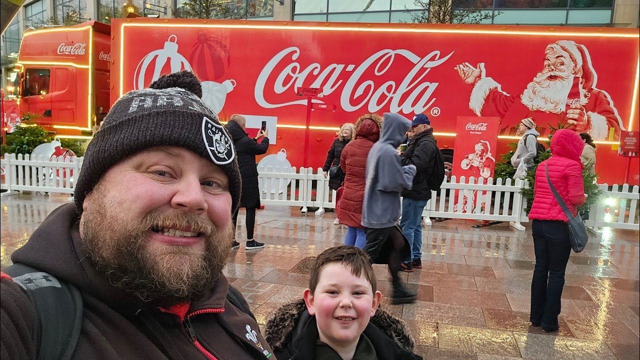 We Found the Coca Cola Truck In Cardiff, Wales - YouTube