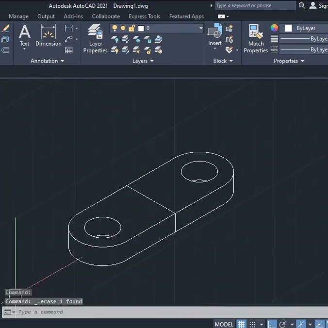 Draw a (Isometric View) in Autocad [#11] !!! - YouTube