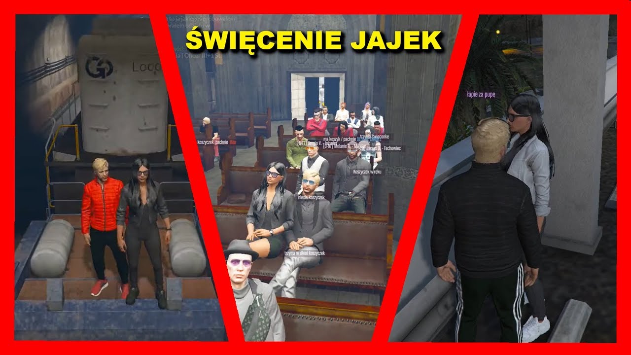 ADAMZ | ŚWIĘCENIE JAJEK | CRINGE RP | GTA RP - YouTube