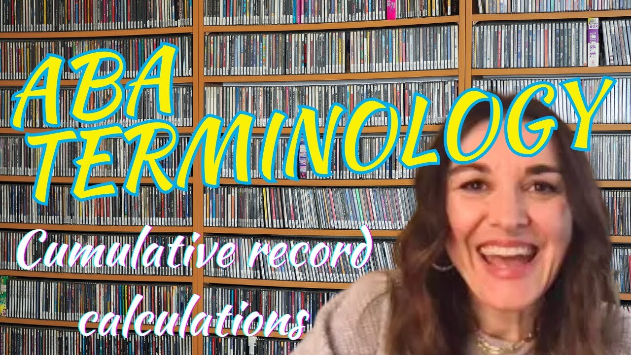 Test your ABA Terminology #CumulativeRecord Calculations (C-11) - YouTube