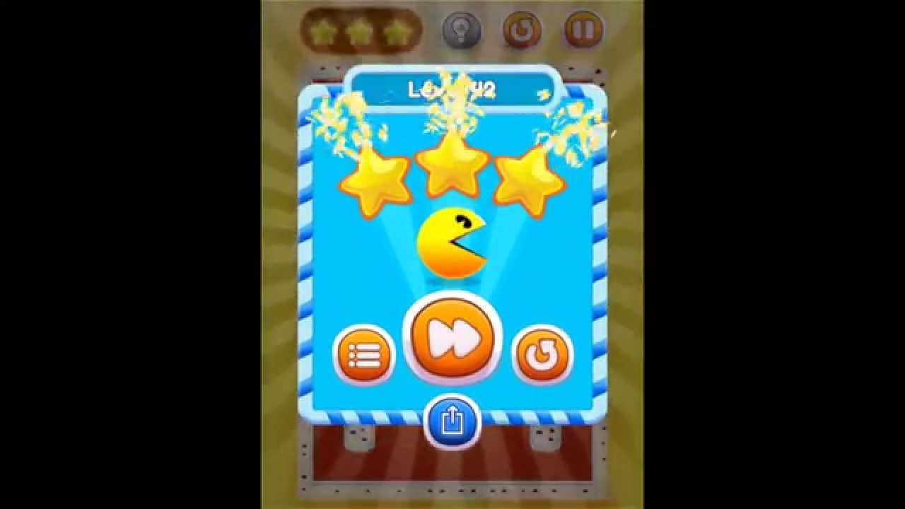 PAC-MAN Bounce - Puzzle Adventure Level 42 walkthrough solution for 3 ...