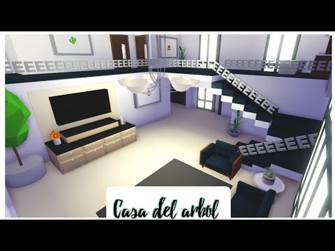 Modern Tree house🌳 Speed Build Roblox Adopt Me! - YouTube