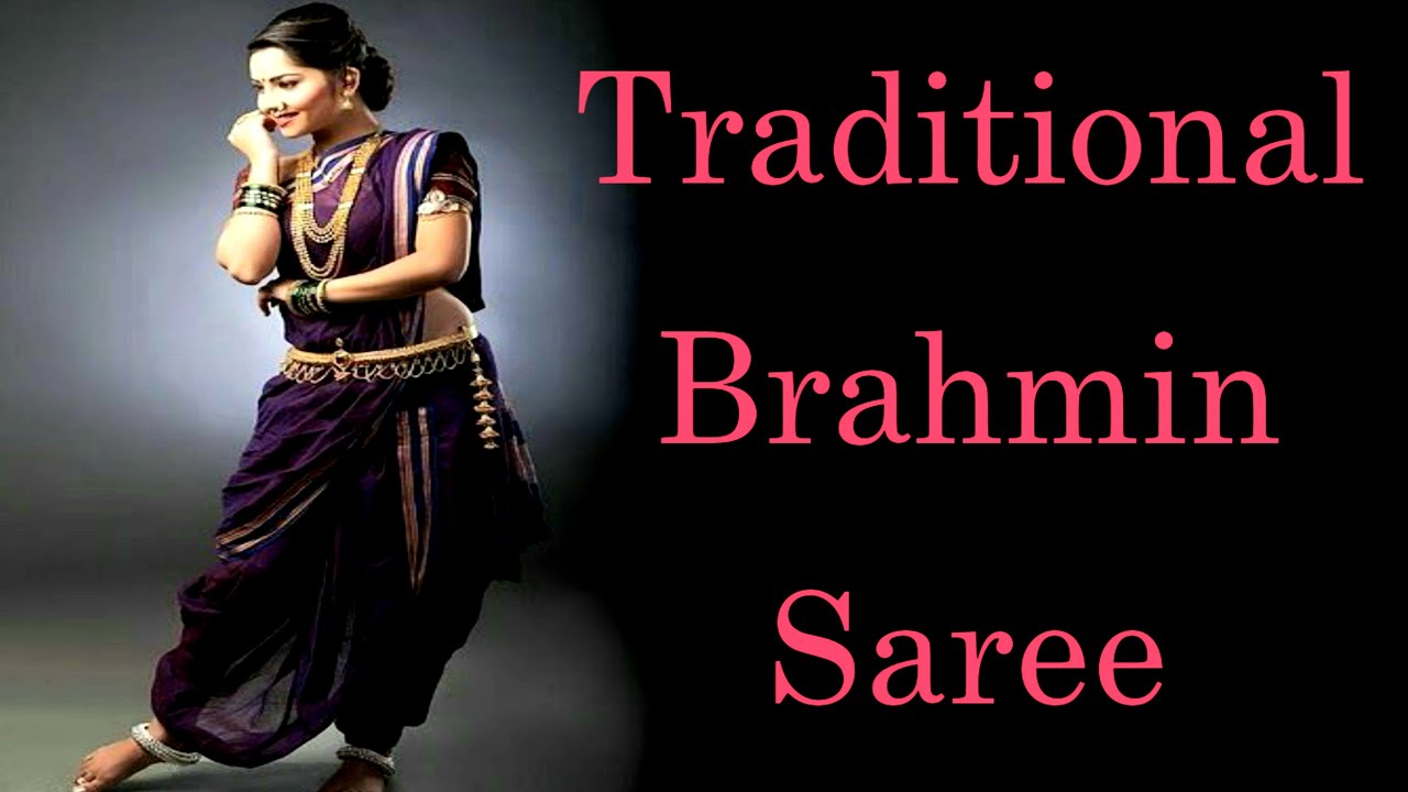 How To Wear Treditional Brahmin Saree Draping | Maharashtrian Saree ...