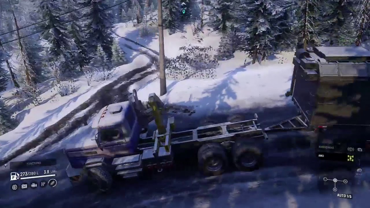 Ice roads on snowrunner - YouTube