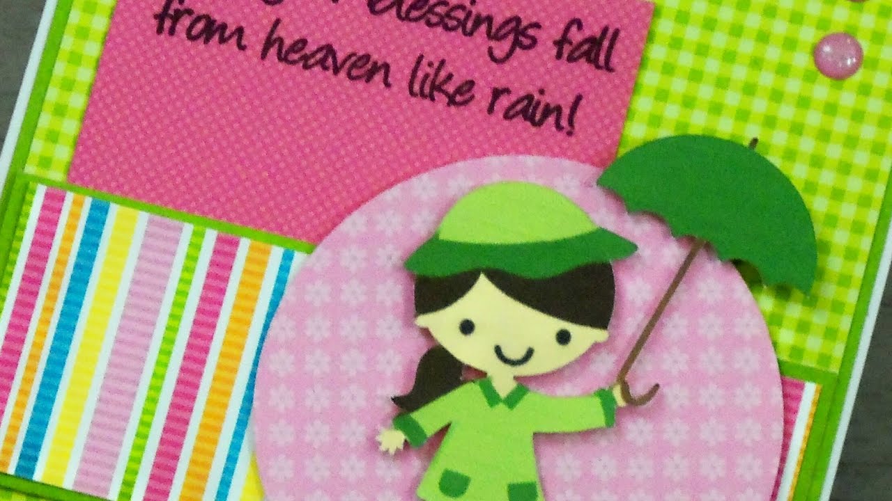 BLESSINGS...LIKE RAIN!" CARD ~ PAPER PLAY SKETCH #36 - YouTube