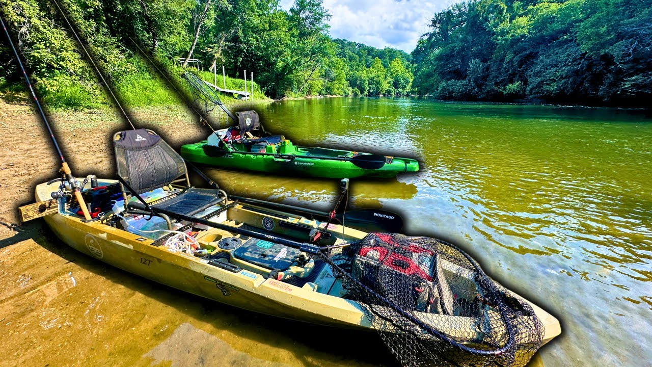 River Kayak Musky Fishing with BIG Baits!! - YouTube