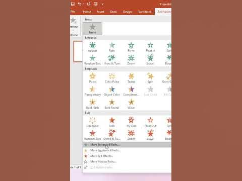 How to Add Animation in Text on PowerPoint #shorts - YouTube