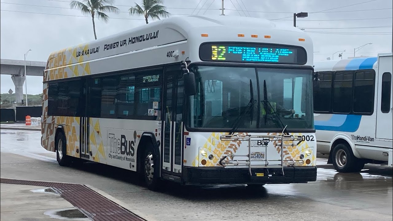 TheBus Route 32 Foster Village- Pearlridge, Bus 4002 (Part 3- WITH ...
