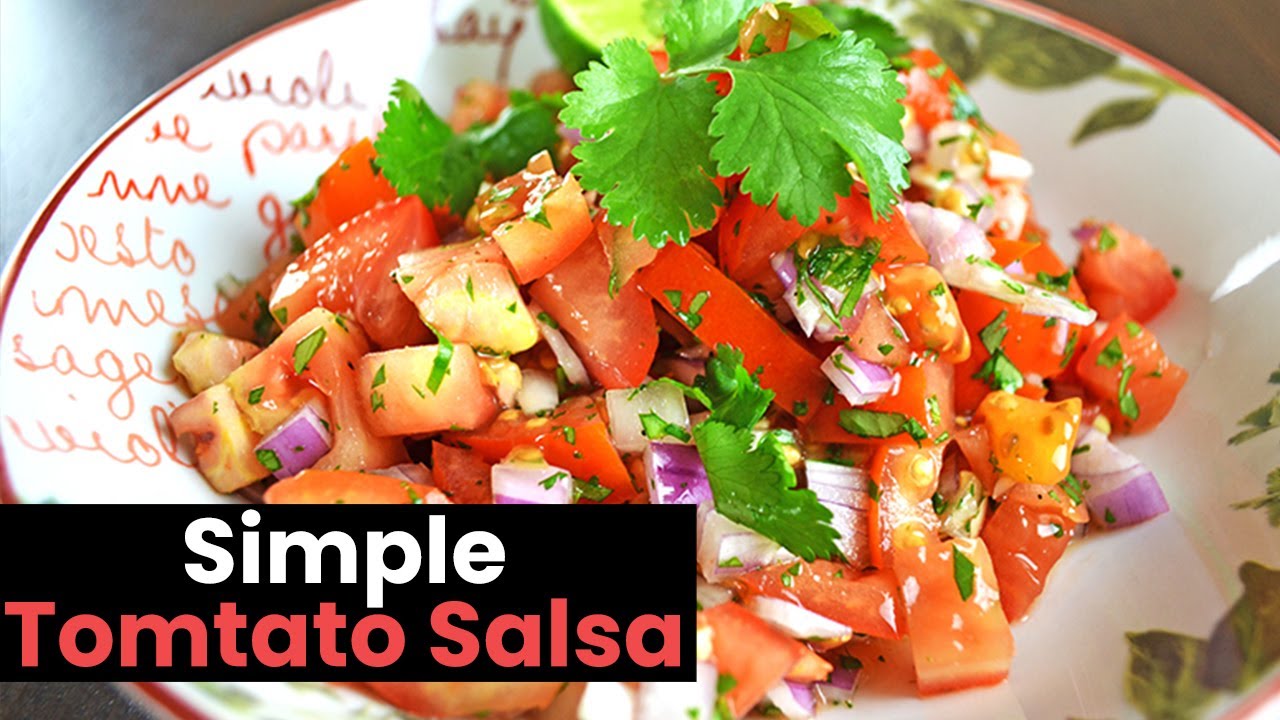 Simple Tomato Salsa - YouTube