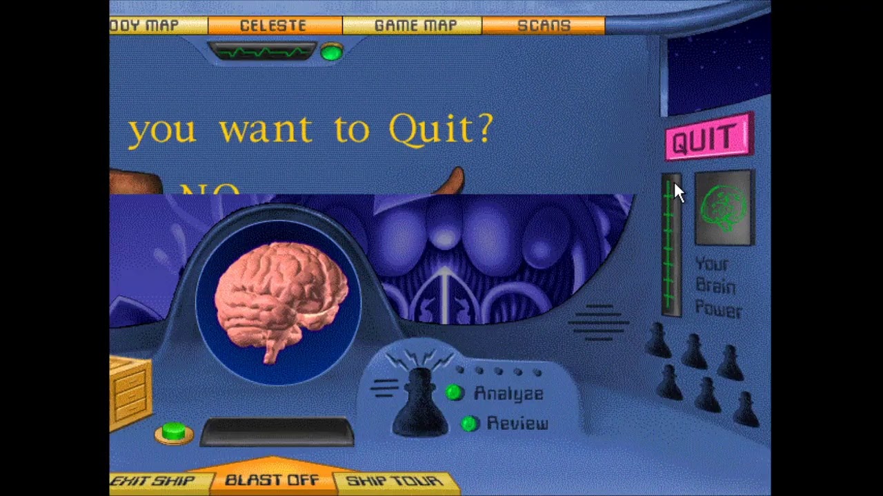 Journey into the Brain (old PC game) - YouTube