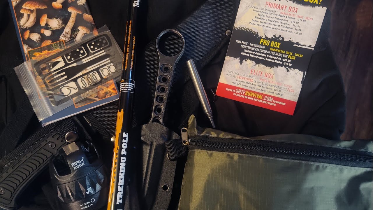 March 2023 SHTF Mystery Gear Box Elite - YouTube