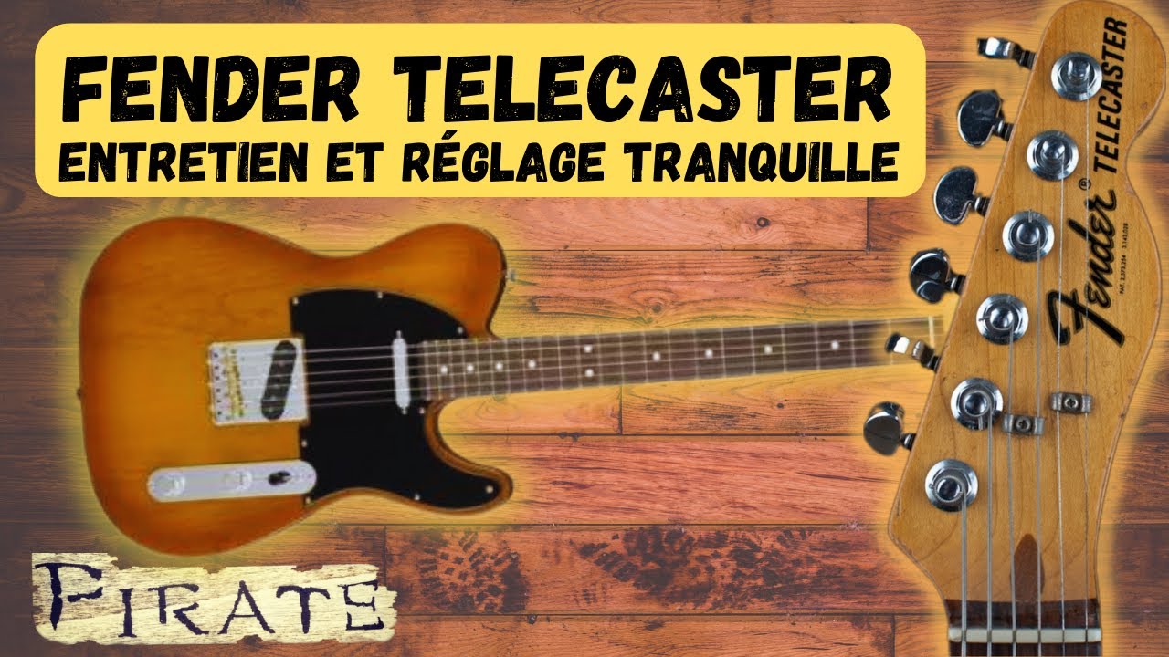 Comment REGLER une TELECASTER de chez Fender - YouTube