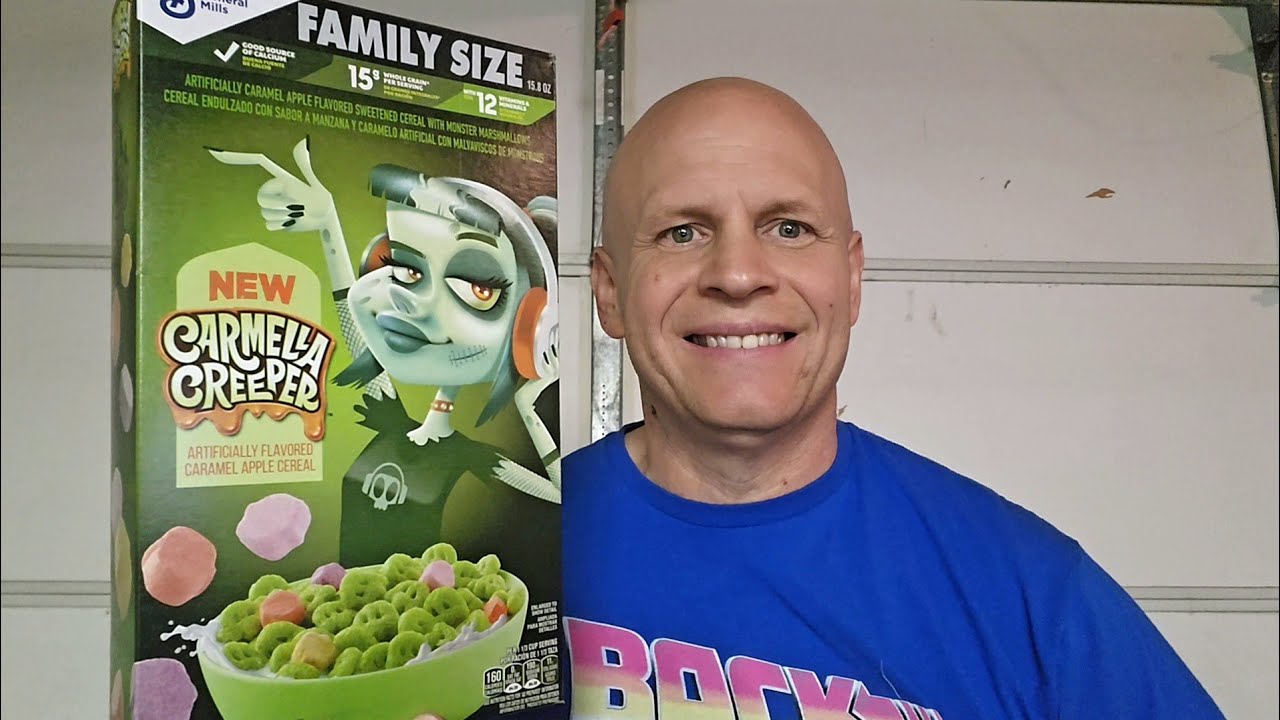 Trying The New Carmella Creeper Cereal - YouTube