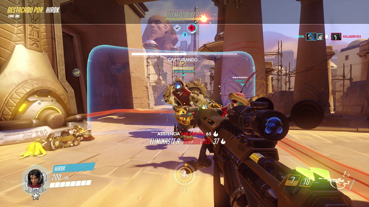 ana la mejor healer estilo sniper - YouTube