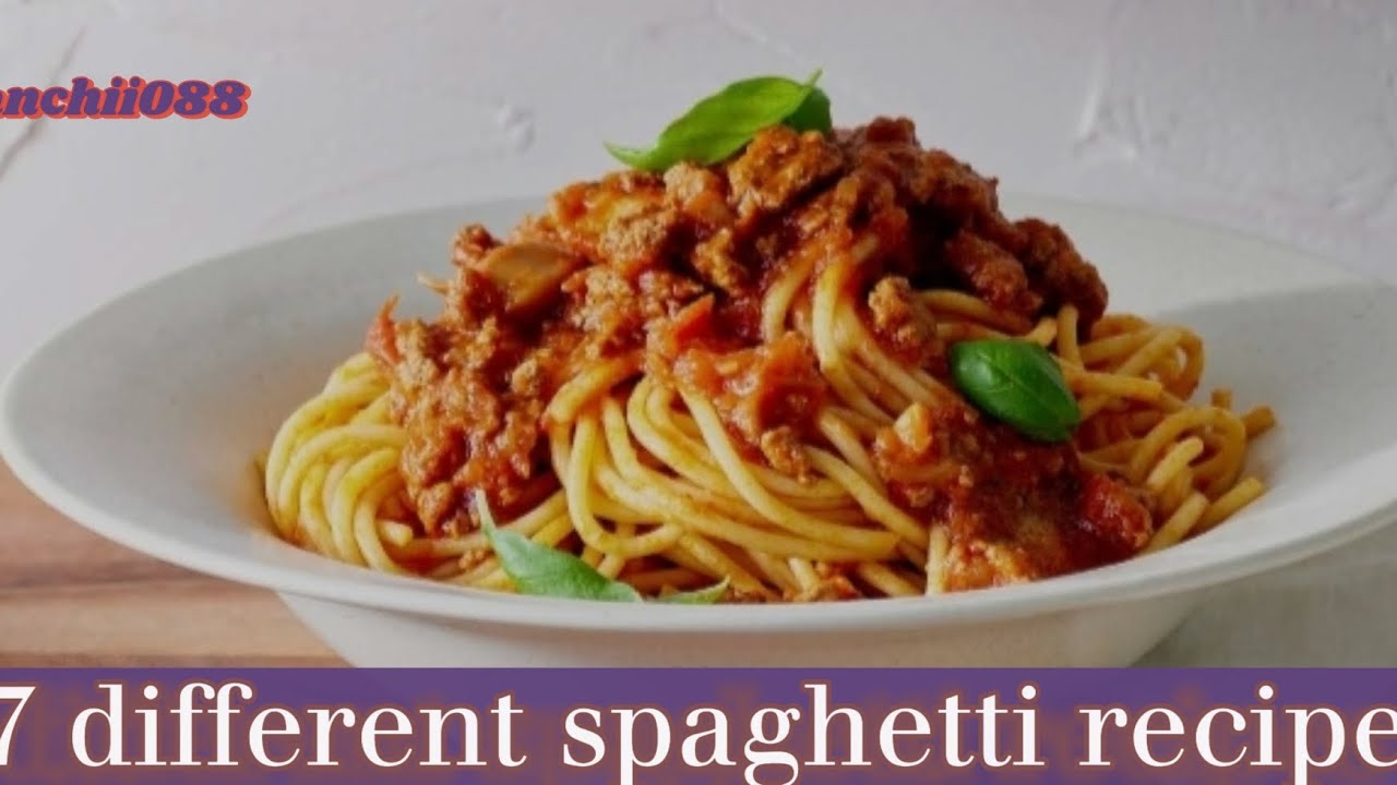 Dive into a world of flavor with these 7 unique spaghetti recipes🌟🍜🍜 ...