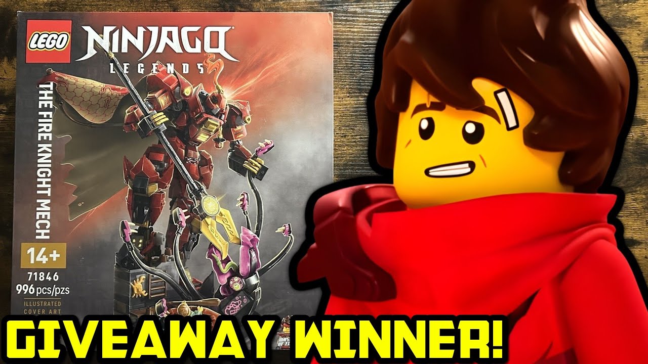 New Ninjago Giveaway WINNER Announcement! 🔥 - YouTube