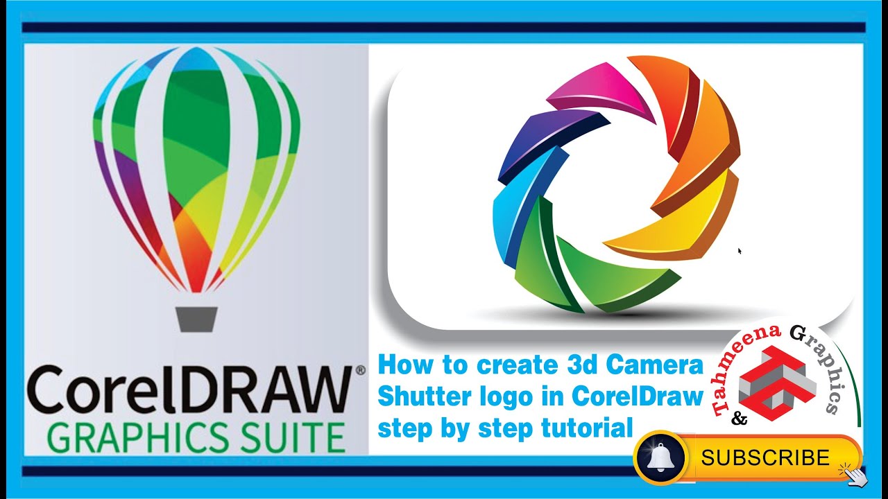 How to create 3d logo in CorelDraw - YouTube
