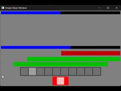 rust ui library test - YouTube