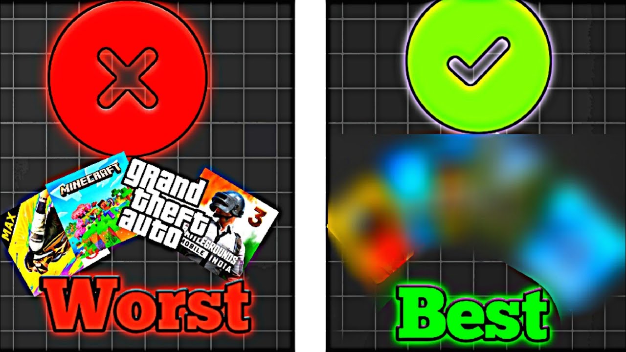 Top 4 Best MOBILE GAMES for Low End devices ( 🤫 Dont miss it) - YouTube