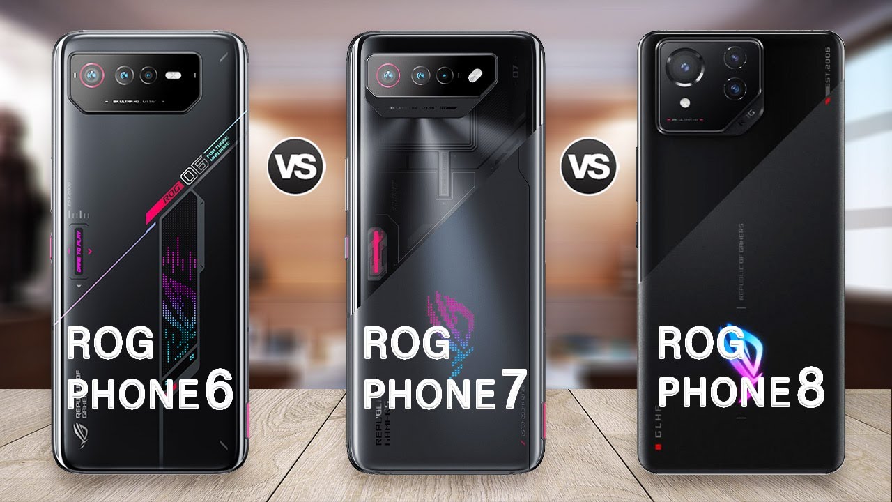 ROG Phone 8 Vs ROG Phone 7 Vs ROG Phone 6 Full Review - YouTube