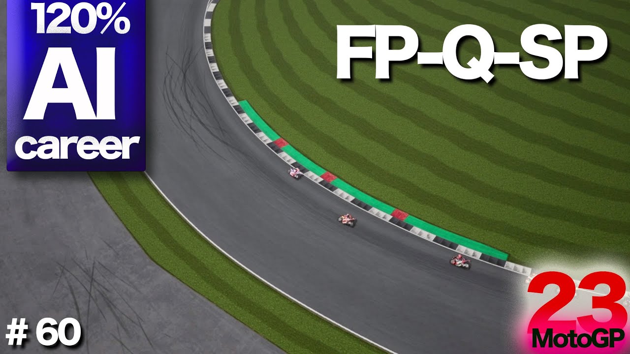 第60話 Silverstone イギリスGP | MotoGP23 career mode AI120% Ducati Pramac ...