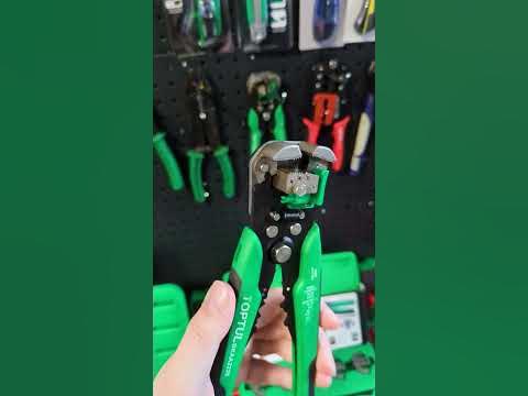 ПРЕС КЛІЩІ ДЛЯ ЗАЧИСТКИ ПРОВОДУ ТА ОБТИСКУ КЛЕМ TOPTUL #toptul # ...