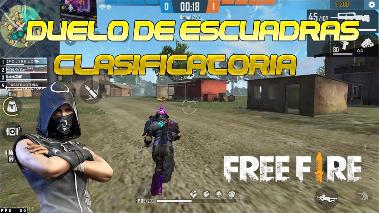 DUELO de escuadras free fire CLASIFICATORIA / gameplay - YouTube
