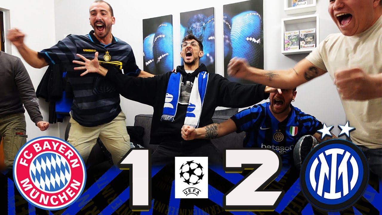 FRATTESI CI FA GASARE! BAYERN MONACO 1-2 INTER | LIVE REACTION ...