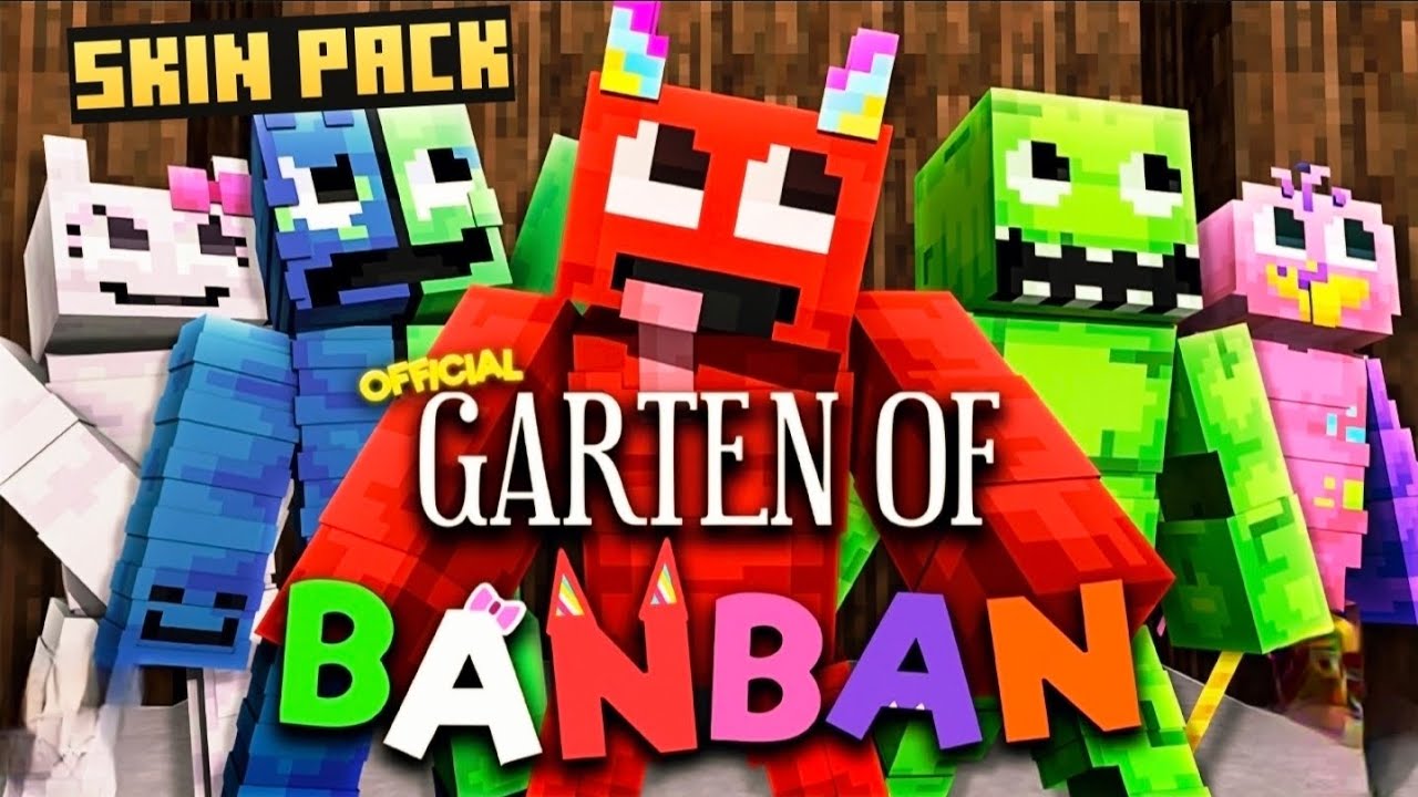 Minecraft x Garten of Banban ALL 15 OFFICIAL SKINS Showcase - YouTube