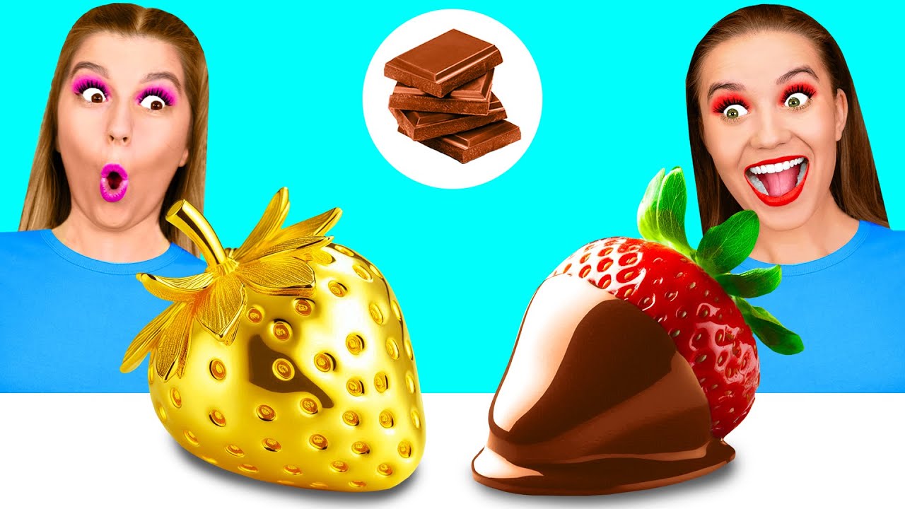 Rik vs Bröt Mat Choklad Utmaning | Kökskrig DaRaDa Challenge - YouTube