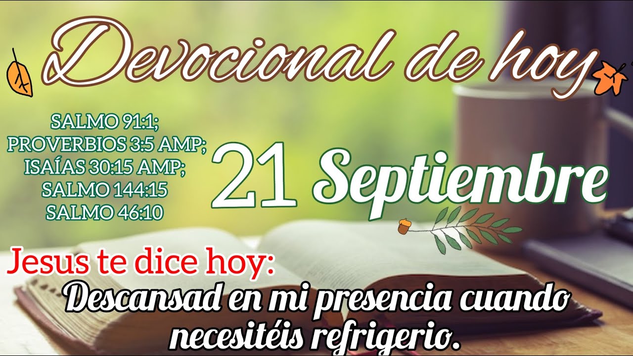 Devocional de hoy 21 Septiembre| Devocionales cristianos cortos ...