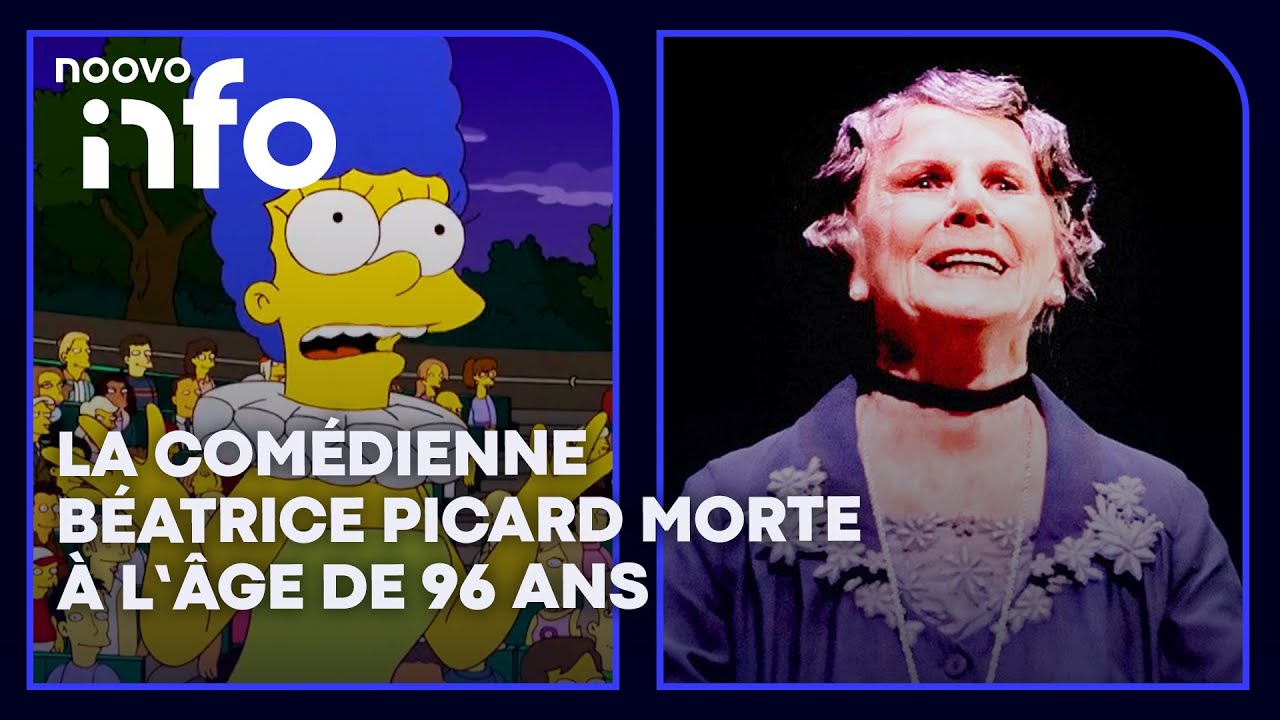 La comédienne québécoise Béatrice Picard est décédée - YouTube