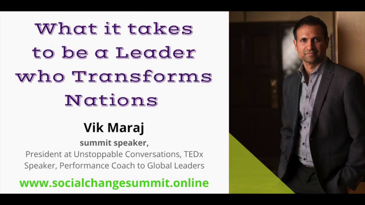 Vik Maraj - Invitation to the Global Social Change Summit 2017 - YouTube