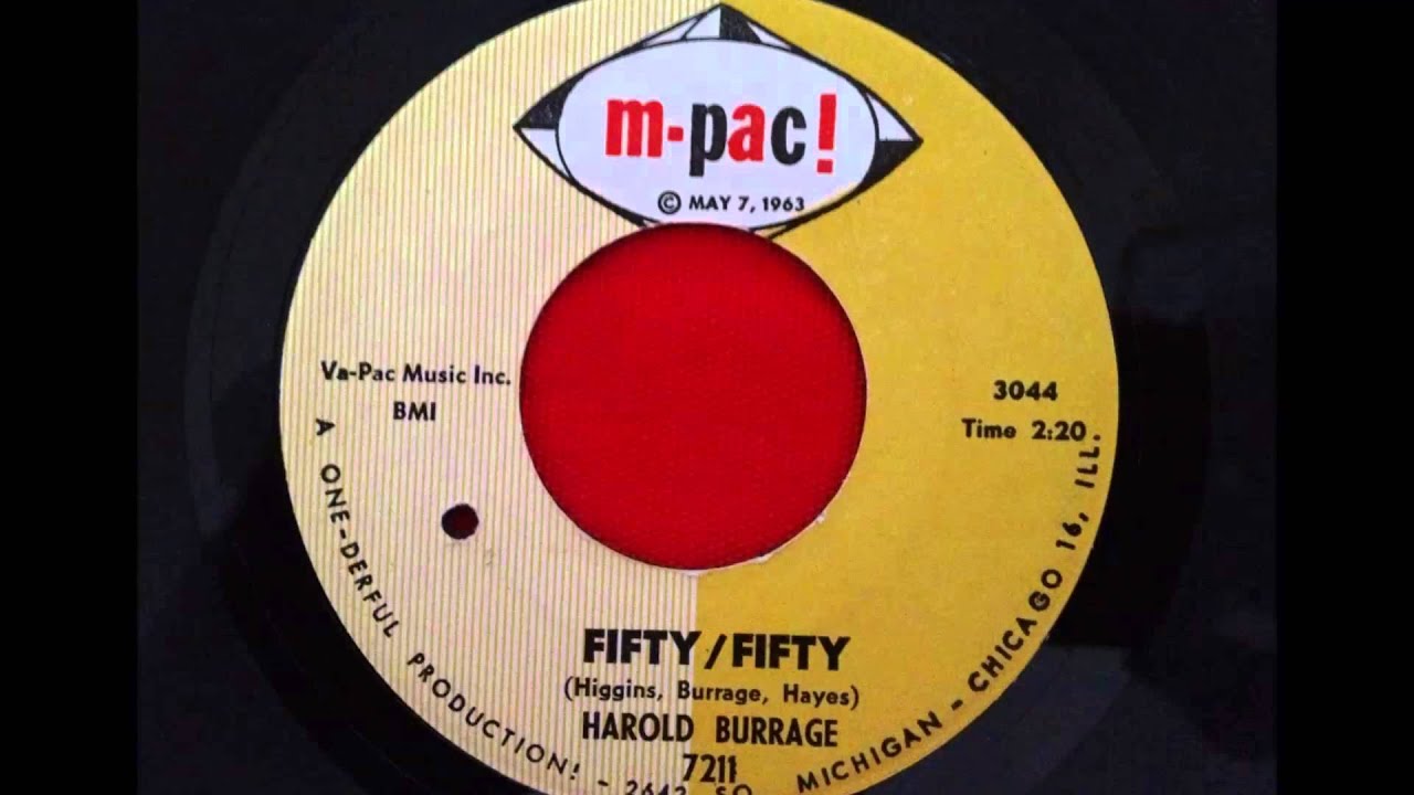 HAROLD BURRAGE...FIFTY FIFTY...M-PAC - YouTube