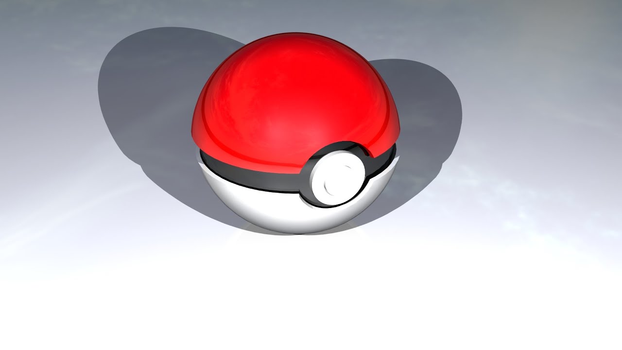 Maya 2014 tutorial : How to model a Pokeball - YouTube