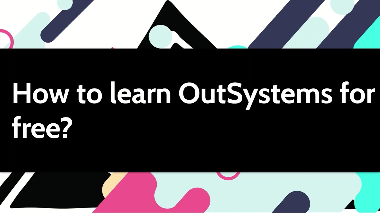 How to learn OutSystems for free? - YouTube