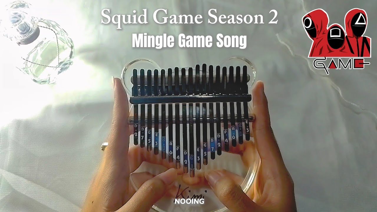 Mingle Game Song 🎠 | Squid Game Season 2 | Kalimba Cover with Tabs ...