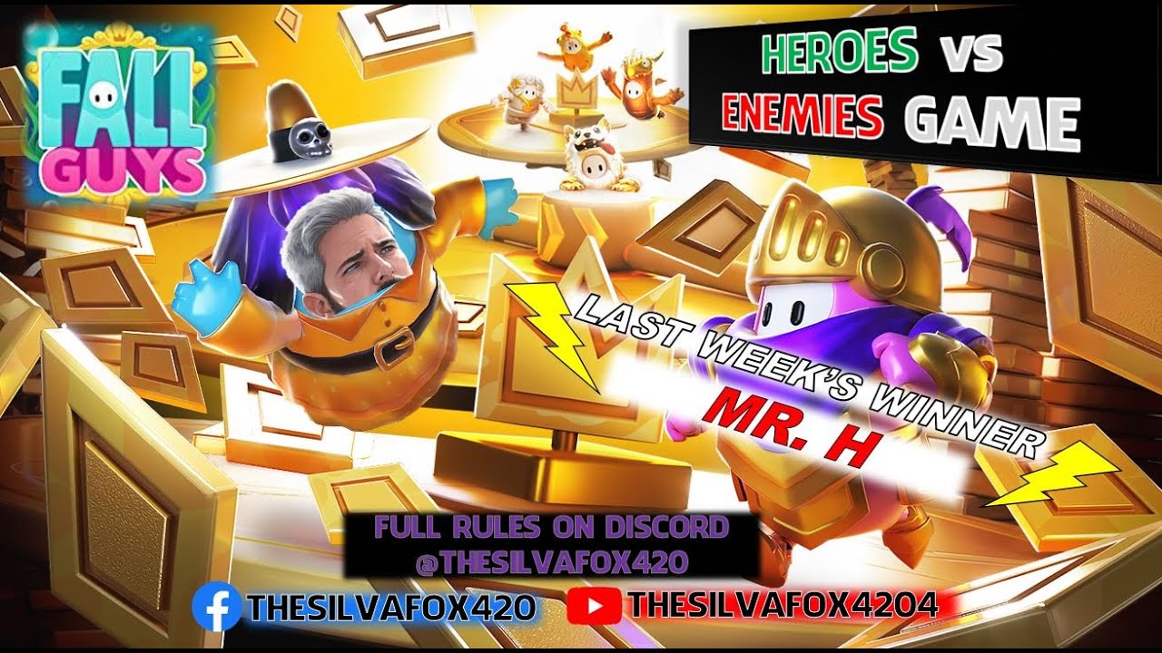 Fall Guys Heroes vs Enemies Customs!! Mr. H was last week's WINNER! Who ...