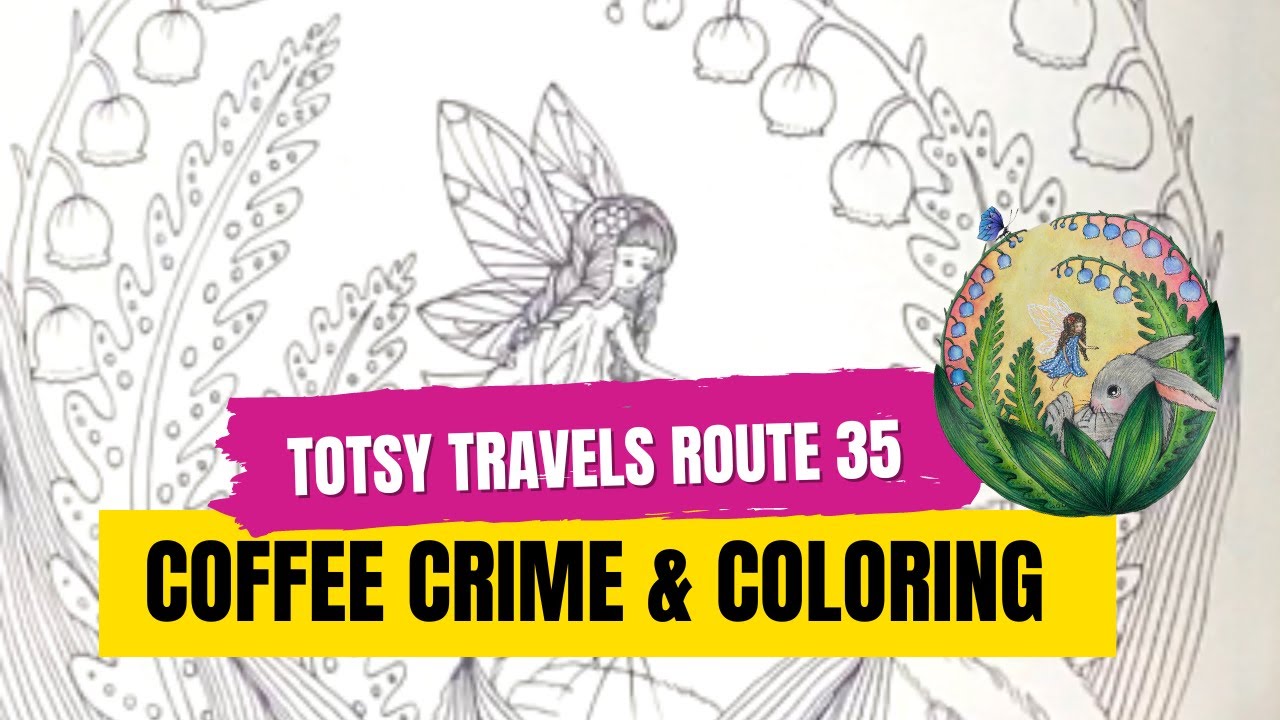 Crime and Coloring: Flora Coloring Book | Maria Trolle - YouTube
