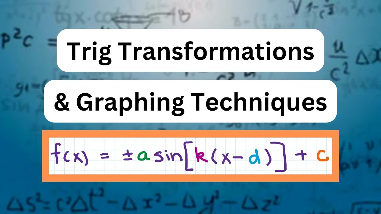 Graph Trig Functions Easily | Trigonometric Transformations (5 Steps) # ...