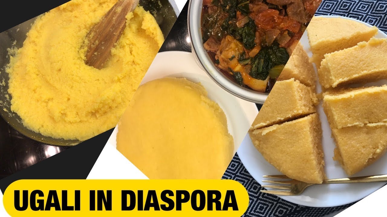 How To Cook Ugali In Diaspora ~ UGALI RECIPE ~ YELLOW UGALI ~ How We ...