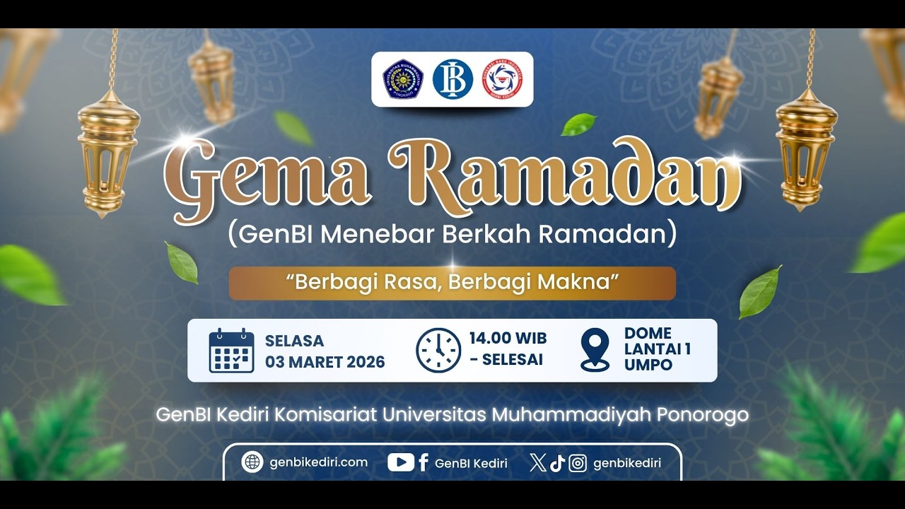 GEMA Ramadan "GenBI Menebar Berkah Ramadan" 2026 | GenBI Kediri ...