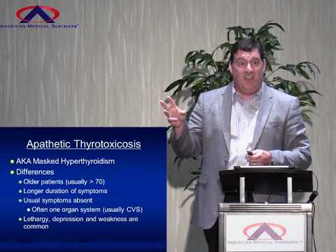 Apathetic Thyrotoxicosis - AMS - YouTube
