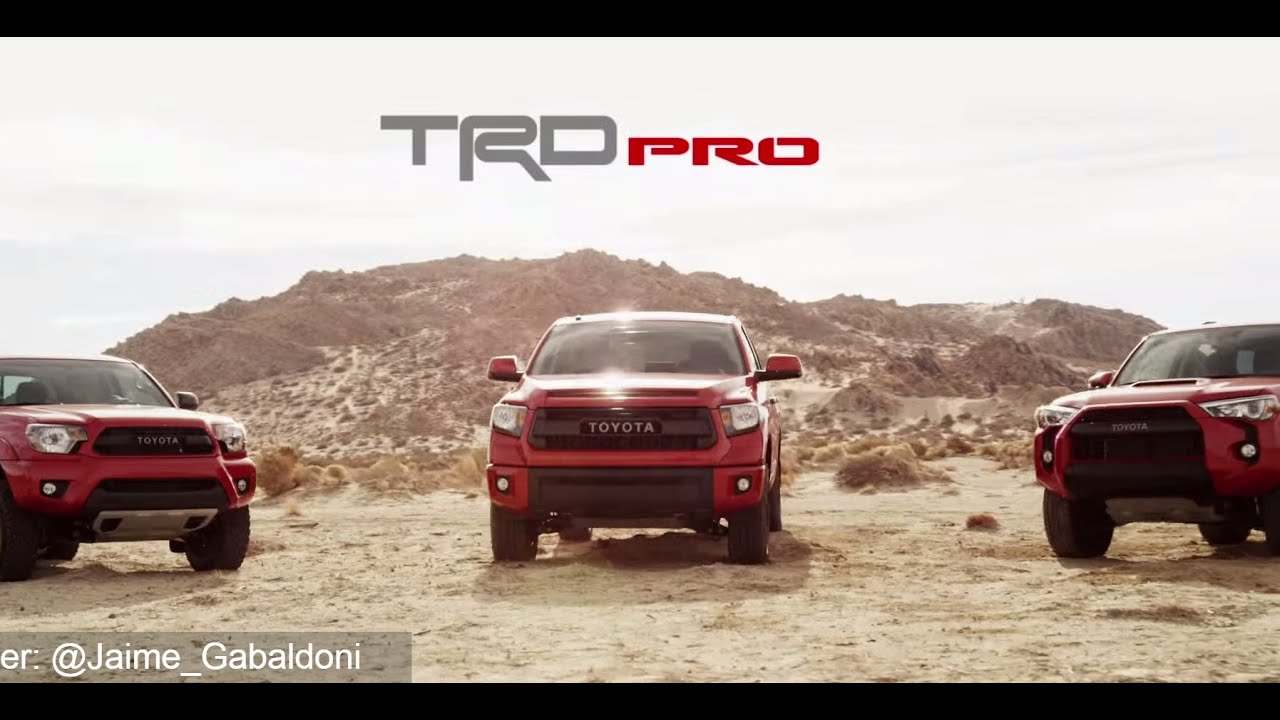 Toyota TRD Pro Series 2015 (Imagenes Oficiales) - YouTube