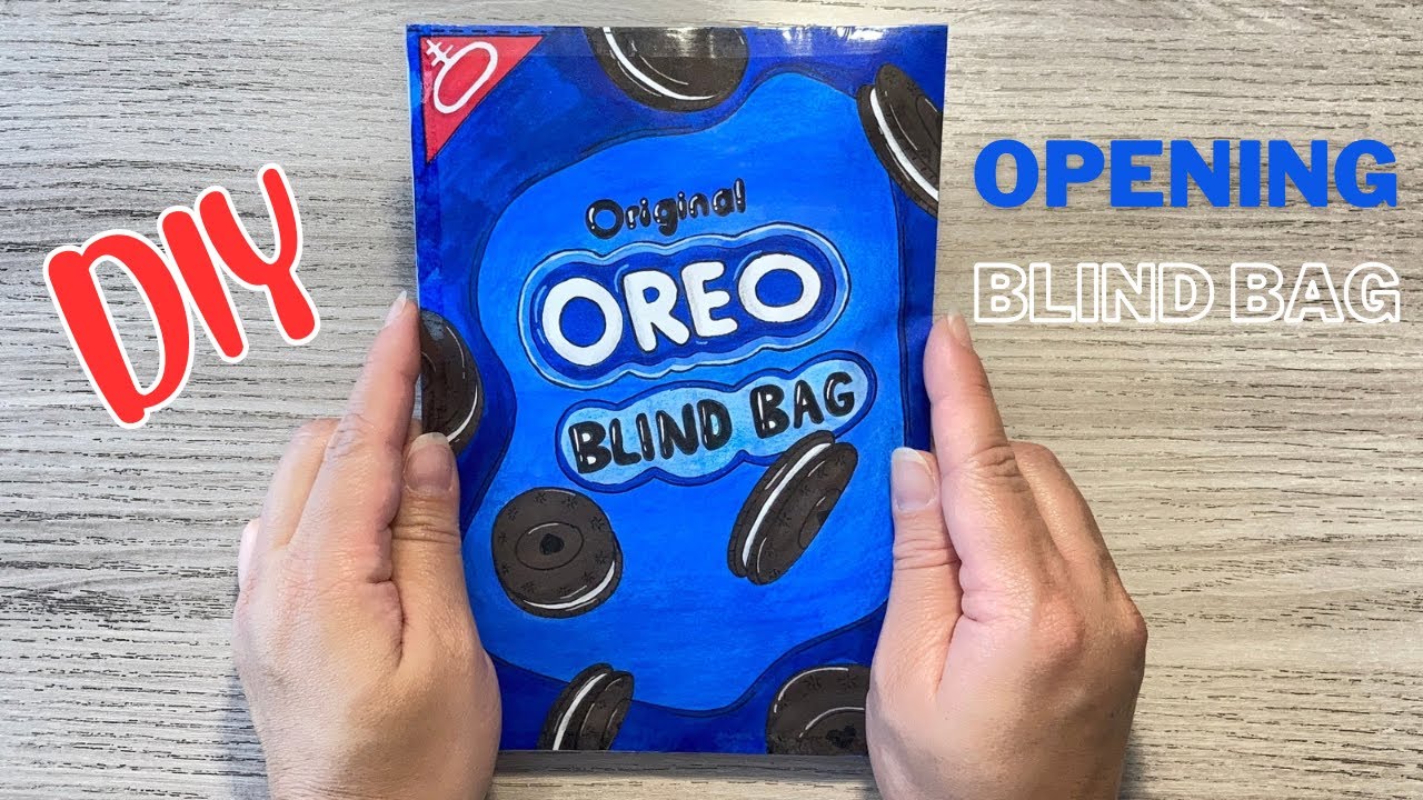 🖤[Paper diy]🖤OREO BLIND BAG |🎉 Unwrapping & Unboxing with ASMR Sounds # ...