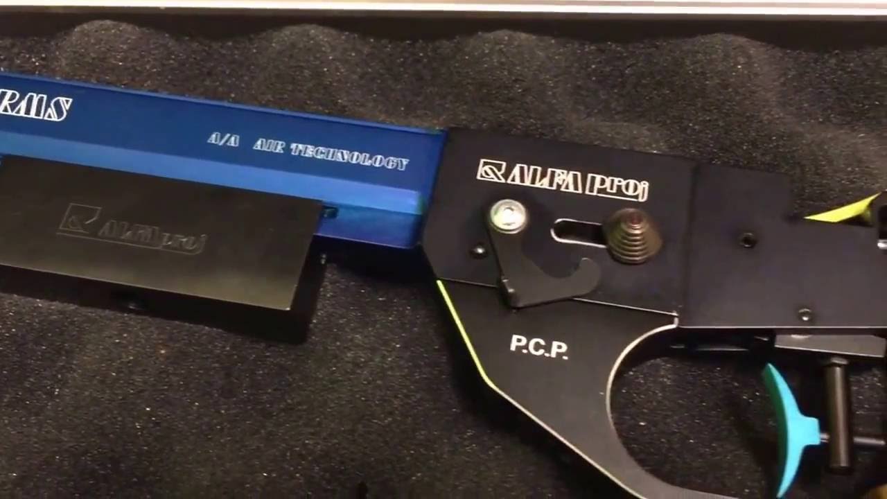 Second hand Air Arms Alpha Project Pistol .177 with case. - YouTube