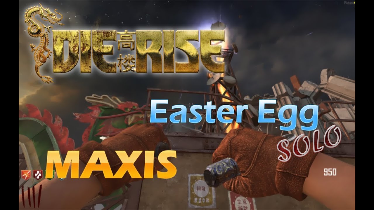 BO2 Die Rise Easter Egg (Maxis) Solo | Frankoroker - YouTube