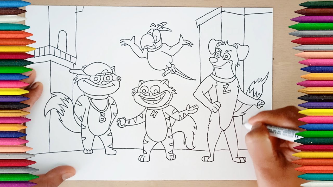 Hunny Bunny Drawing | How to draw honey bunny zordar popat - YouTube